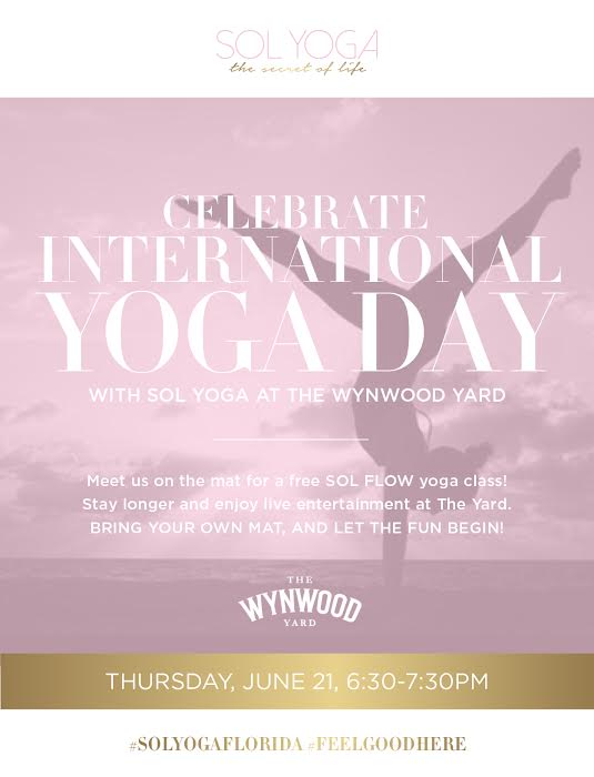 SOL Yoga's International Yoga Day - GO Magazine