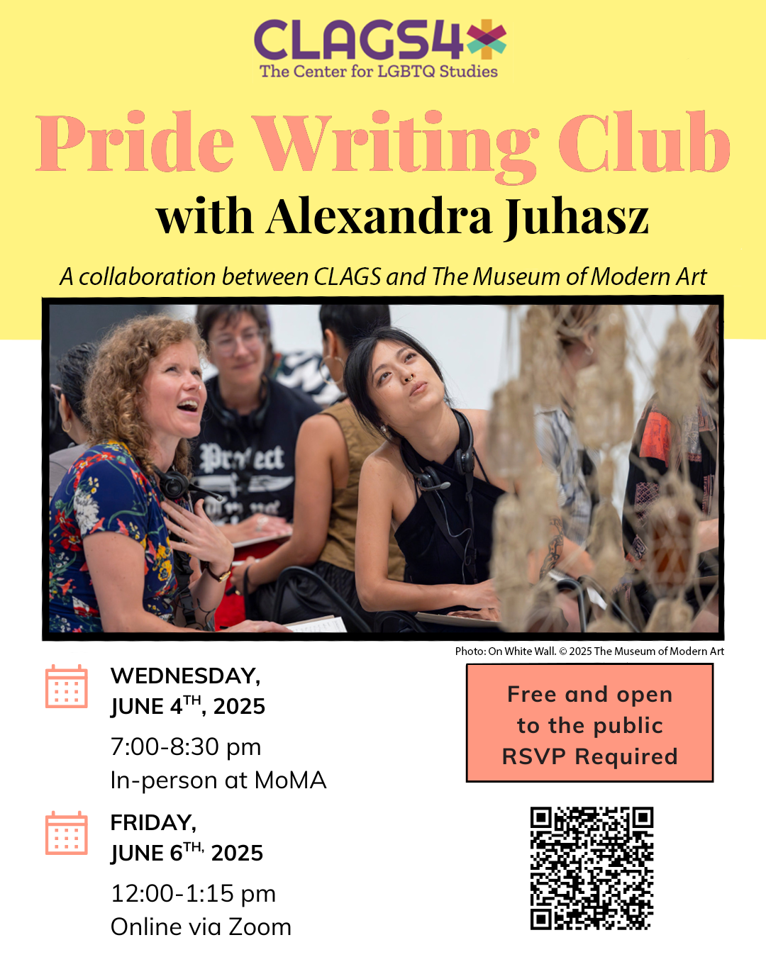 Pride Writing Club with Alexandra Juhasz - GO Magazine